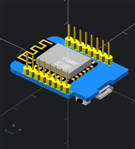 🔧 Esp8266 Based Modules Models Library・free 3d File For ・cults