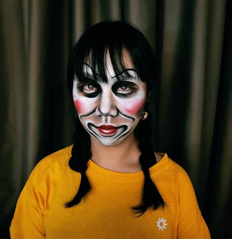 Annabelle Make Up Face Makeup Halloween Face Makeup Makeup