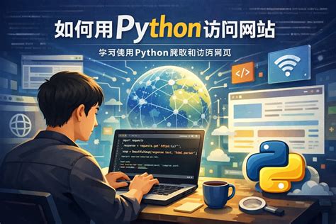 如何用python访问网站