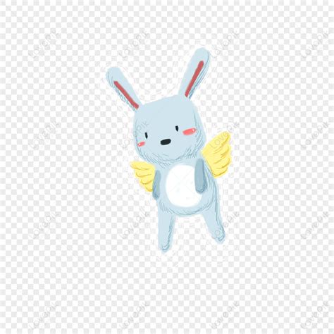 날개 달린 꼬마 토끼 Png 일러스트 무료 다운로드 Lovepik
