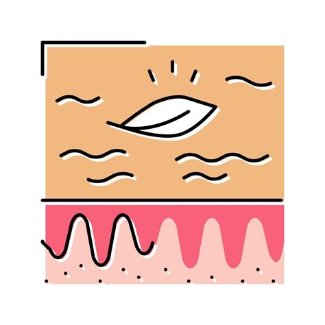 Sensitive Skin Color Icon Vector Illustration 19537757 Vector Art At
