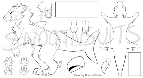 Manokit Reference Sheet BASE Snootnsuits Etsy