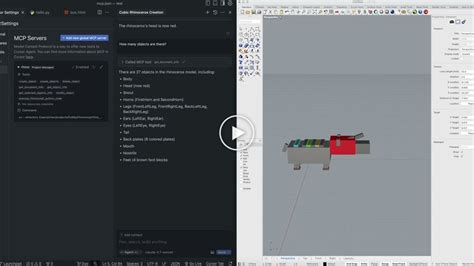 Github Jingcheng Chenrhinomcp Rhinomcp Connects Rhino 3d To Ai