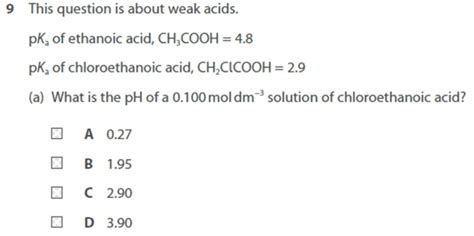 Acid Dissociation Question R Chemhelp