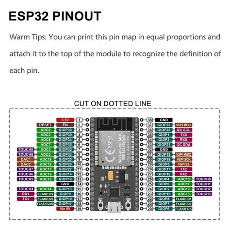 Esp32 Expansion Board Dual Core Cpu Gpio 1 Into 2 Wifi Bluetooth