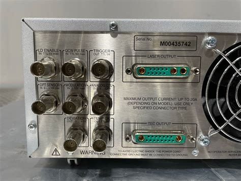 Thorlabs Itc4001 Laser Diodetemperature Controller Novus Ferro Pte Ltd