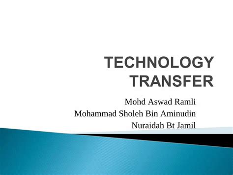 Pdf Malaysian Aerospace Technology Transfer Dokumen Tips