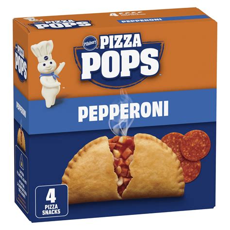 Pillsbury Pizza Pops Pepperoni Flavour Frozen Pizza Snacks 380 G 4