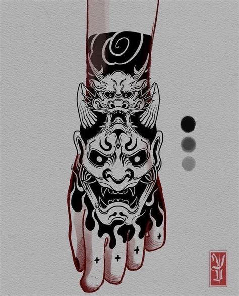 Pin De Natasha Gibson En Detch Tatuaje Oni Tatuaje Tipo Yakuza