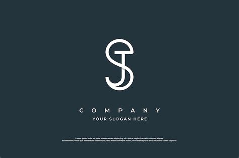 Premium Vector Initial Letter Js Logo Design Vector Template