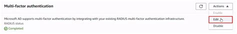 Aws Amazon Workspaces Multi Factor Authentication Configuration