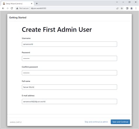 Debian 12 Bookworm Jenkins Install Server World