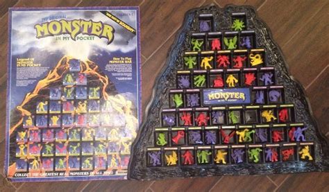 Complete Set Of Original Monster In My Pocket Series 1 Figures Case