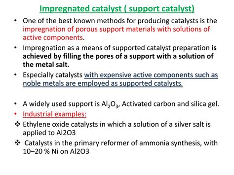 Ppt Preparation And Characterization Of Heterogeneous Catalyst
