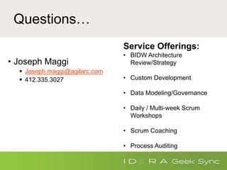 Geek Sync I Agile Data Management Vs Agile Data Modeling PPT