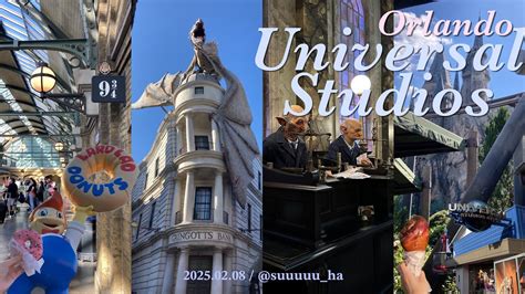 🏰vlog47 2일차 올랜도 유니버셜 스튜디오 해리포터 뿌시기 다이애건 앨리 녹턴 앨리 호그스미드 호그와트