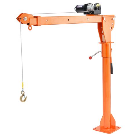 Vevor Electric Pickup Truck Crane Hoist Crane 1100 Lbs 360° Swivel