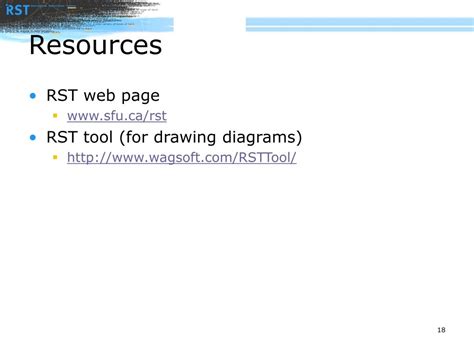 Ppt Introduction To Rst Rhetorical Structure Theory Powerpoint