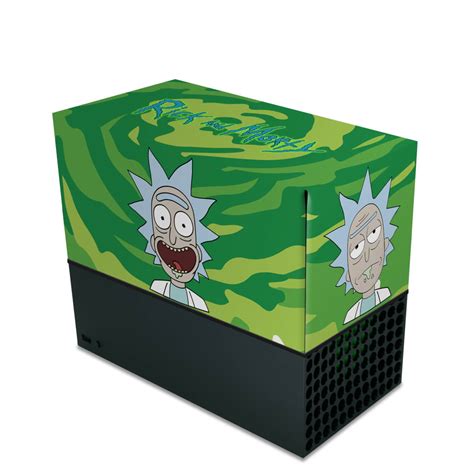 Capa Anti Poeira Xbox Series X Horizontal Rick And Morty Pop Arte Skins