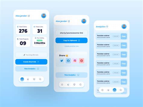Link Shortner App Ui Design By Farhan Mubin 🌿 On Dribbble