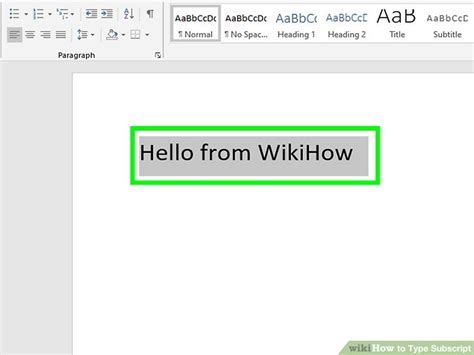 Simple Ways To Type Subscript WikiHow