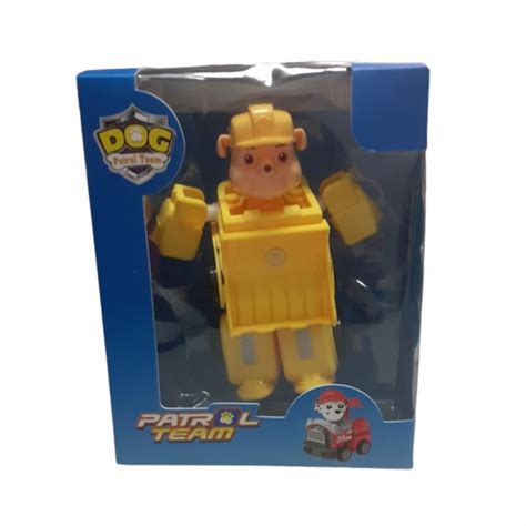 Пластмасова играчка трансформър Рабъл Пес Патрул 15 см