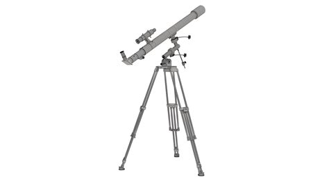 3d Telescope Model Turbosquid 2207602
