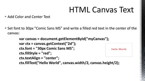 html5 canvas basics pptx