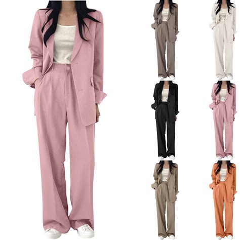 Uppada Women 2 Piece Suits Set Business Casual Outfits For Ladies Two
