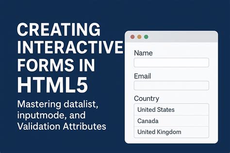Mastering Forms In Html A Comprehensive Guide To All Form Fields All About Html