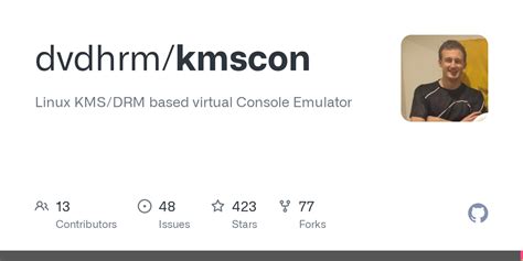 Github Dvdhrmkmscon Linux Kmsdrm Based Virtual Console Emulator