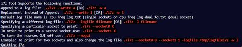 Linux Capturing Output Of I7z Command Super User