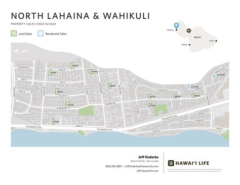 Post Wildfire Real Estate Market Sales And Insights Lahaina Town Market