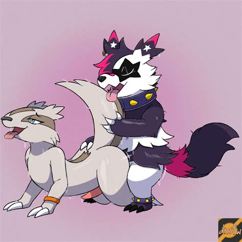 Rule 34 Galarian Zigzagoon Linoone Male Male Pokémon Species Pokemon 7739917