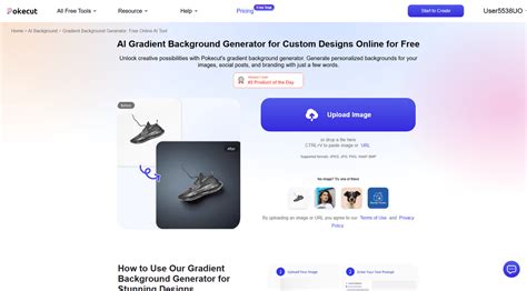 Gradient Background Generator Free Online Ai Tool Pokecut
