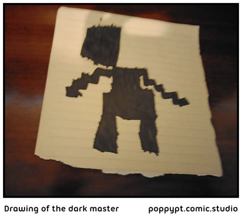 Drawing Of The Dark Master Comic Studio