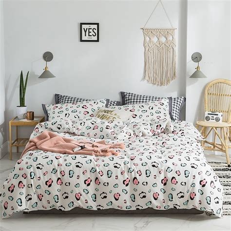 Contemporary Leopard Print Sexy Style Hipster Full Queen Size Bedding