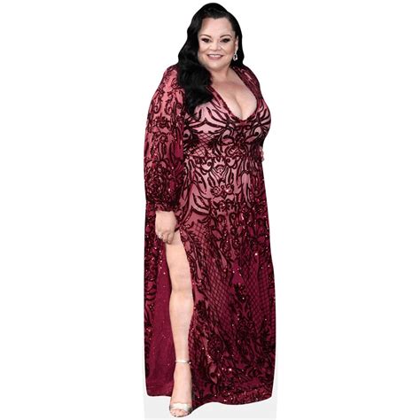Keala Settle Red Dress Cardboard Cutout Celebrity Cutouts
