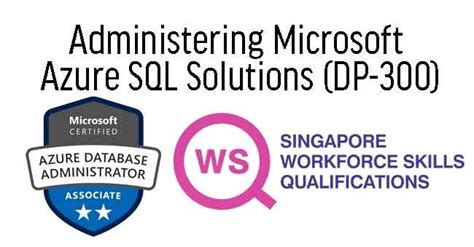 Wsq Administering Microsoft Azure Sql Solutions Dp 300 Tertiary Courses Singapore