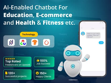 Ai Enabled Chatbot For Education E Commerce And Health And Fitness Etc