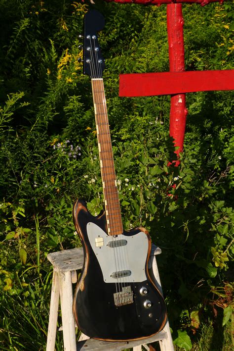 Jake Wildwood 1960s Teisco Eb 200 Electric Baritone Guitar Modded