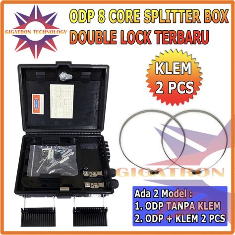 Jual ODP Core Model Box Splitter Double Lock Kosongan Mini ODP Tiang Core PLC Box ODP