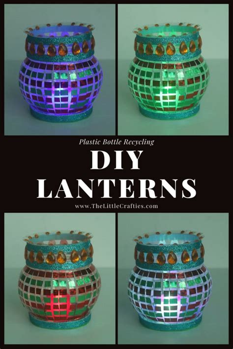 Plastic Bottle Recycling Diy Lanterns Plastic Bottles Craft Idea