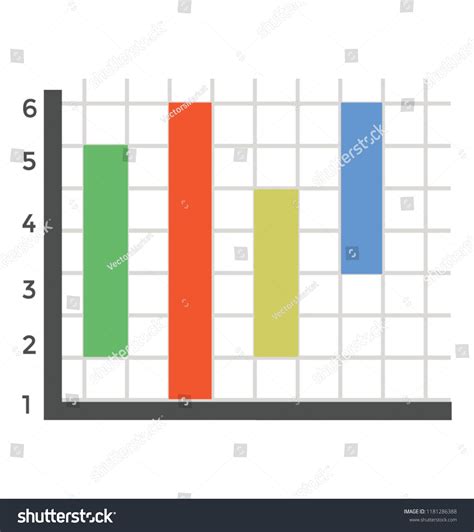 Graphical Representation Vertical Bar Chart Sometimes เวกเตอร์สต็อก