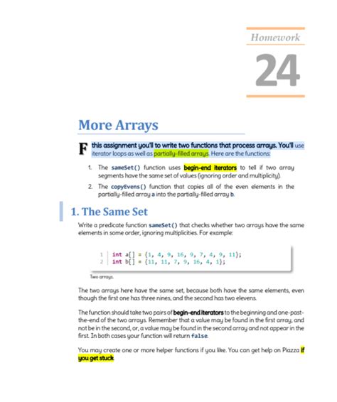 solved homework 24 more arrays f f this assignment you ll to