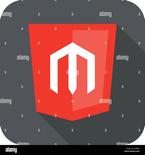 Vector Web Development Shield Sign Php Framework Sign Isolated Icon