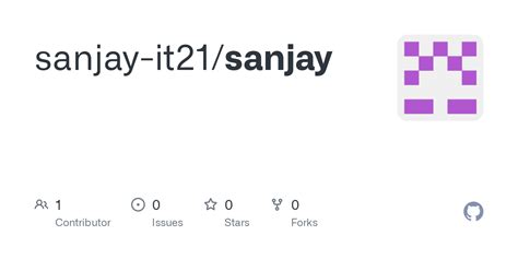 GitHub Sanjay It Sanjay