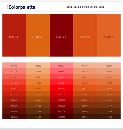 Latest Color Schemes With Rust Color Tone Combinations IColorpalette