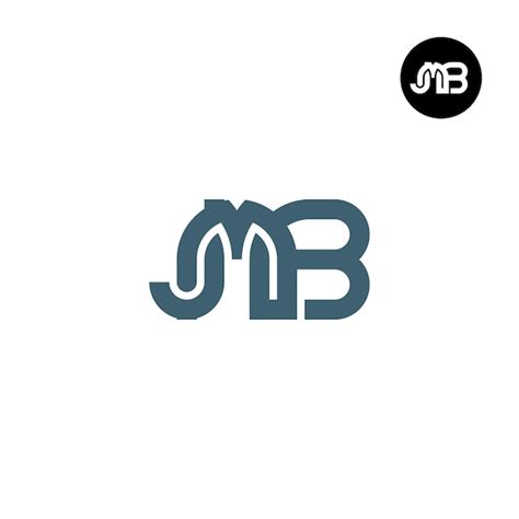 Diseño Del Logotipo De La Letra Jmb Monogram Vector Premium