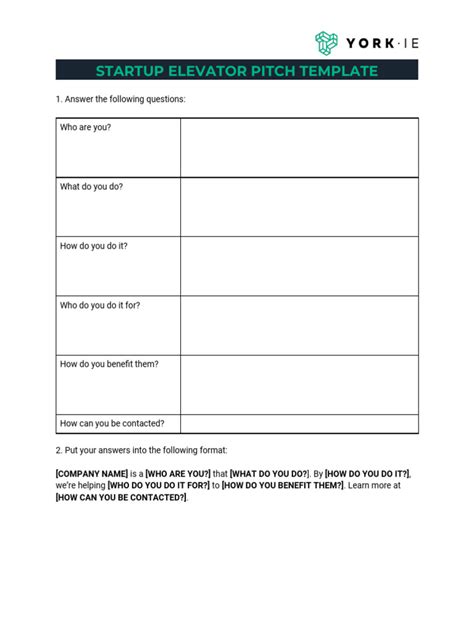 Startup Elevator Pitch Template And Examples 1660051276948 Pdf